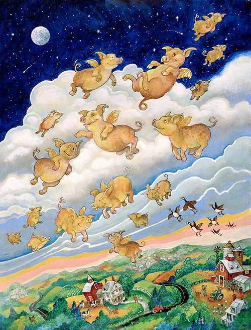 If Pigs Could Fly Poster Print - Bill Bell (24 x 32) - Posterazzi