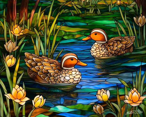 Lily Pond Poster Print - Stewart - Posterazzi