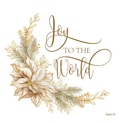 Golden Joy to the World Poster Print - B. Mollie - Posterazzi
