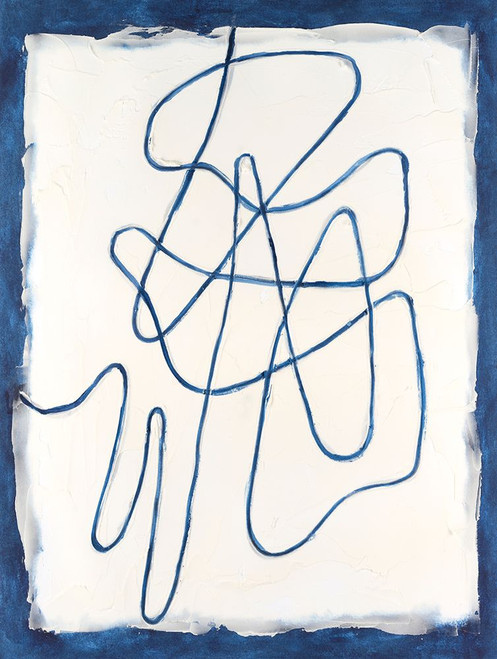 Indigo Pathway II Poster Print - Michael Willett - Posterazzi