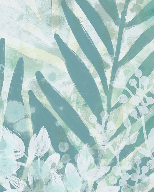 Aqua Palms I Poster Print - June Erica Vess - Posterazzi