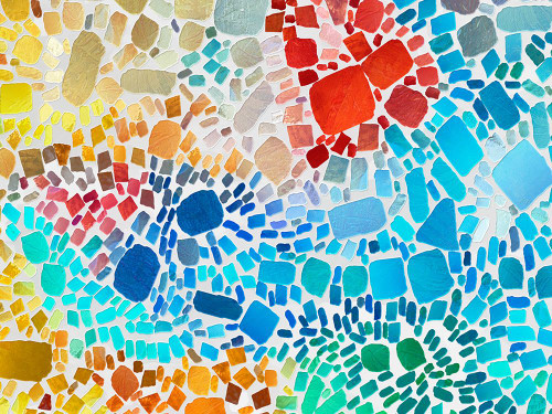 Colorful Bedrock IV Poster Print - Alonzo Saunders - Posterazzi