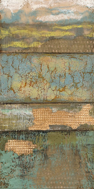 Embellished Segmented Textures I Poster Print - Jennifer Goldberger ...