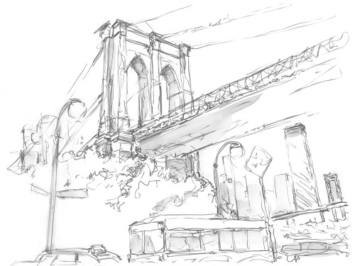 Pencil Cityscape Study I Poster Print - Ethan Harper - Posterazzi