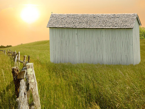 Barn Scene XVII Poster Print - James McLoughlin - Posterazzi