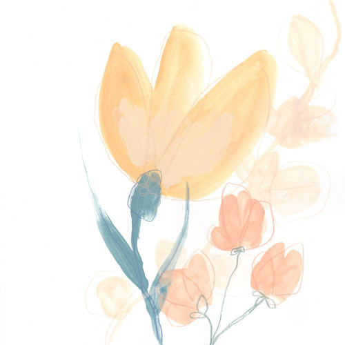 Petite Petals VIII Poster Print - June Erica Vess - Posterazzi
