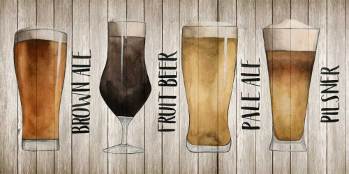 Beer Chart I Poster Print - Grace Popp - Posterazzi