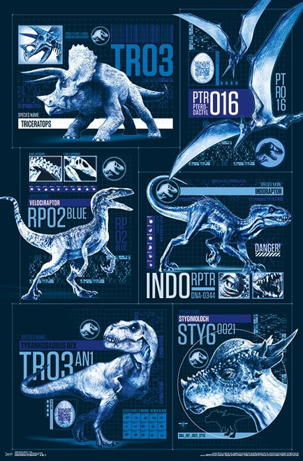 Jurassic World 2 - Grid Poster Print - Item # VARTIARP15589 - Posterazzi