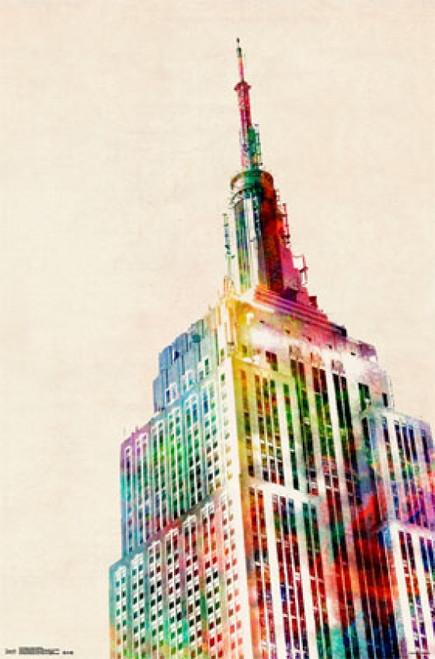 Empire State Building - Colors Poster Poster Print - Item ...