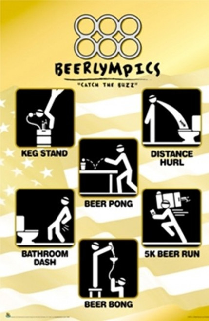 BeerLympics - Catch the Buzz Poster Poster Print - Item # VARSCO1491 ...