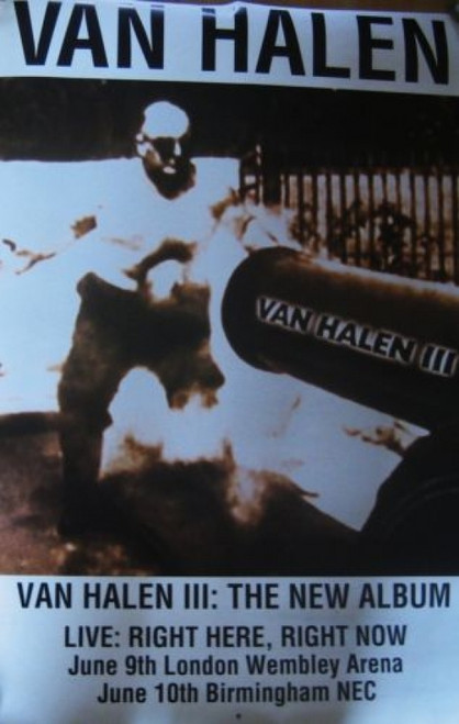 Van Halen III The New Album Poster - Item # RAR9992986 - Posterazzi