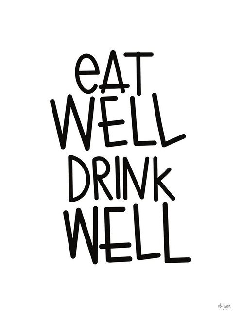 Eat Well-Drink Well Poster Print - Jaxn Blvd. # VARPDXJAXN649 - Posterazzi