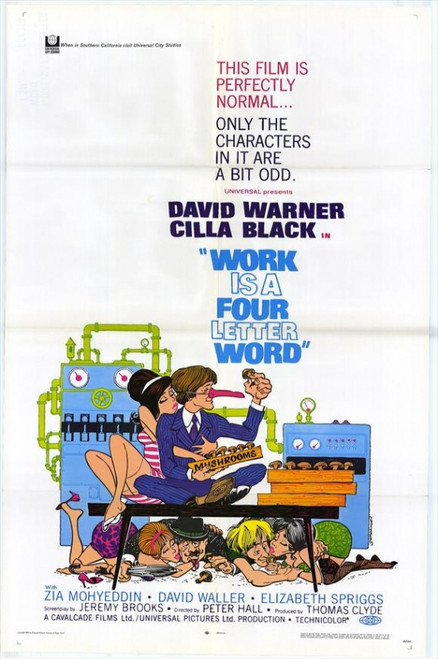 Work is a Four Letter Word Movie Poster (11 x 17) - Item # MOVIH4592 ...