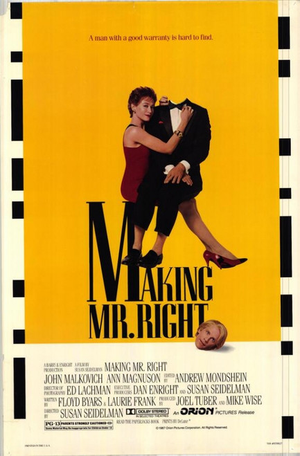 Making Mr. Right Movie Poster (11 x 17) - Item # MOVIF4129 - Posterazzi