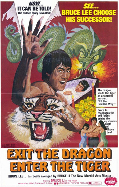 Exit the Dragon, Enter the Tiger Movie Poster (11 x 17) - Item ...