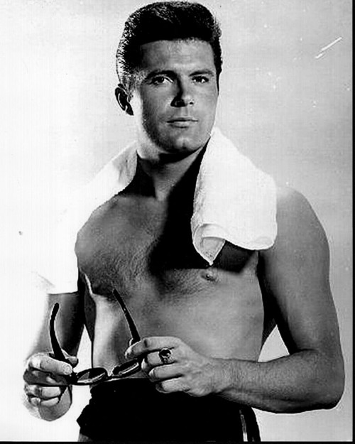 Max Baer Jr. Shirtless With Towel Black And White Photo Print - Item ...