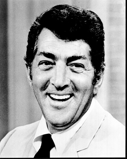 Dean Martin Close Up Smiling In Suit And Tie Black And White Photo ...