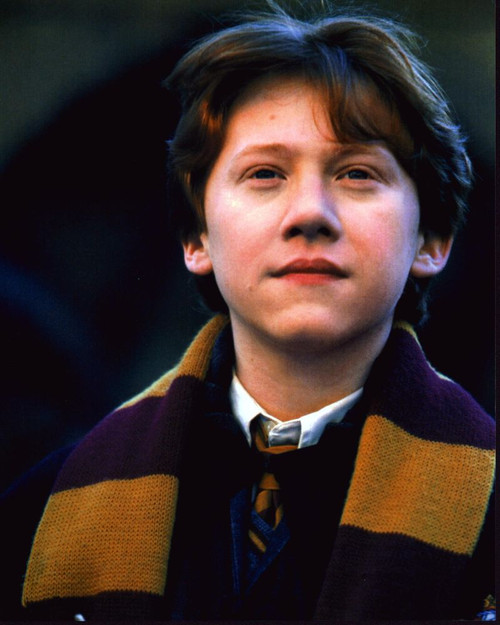 Rupert Grint In Costume With Scarf In Harry Potter And The Chamber Of ...
