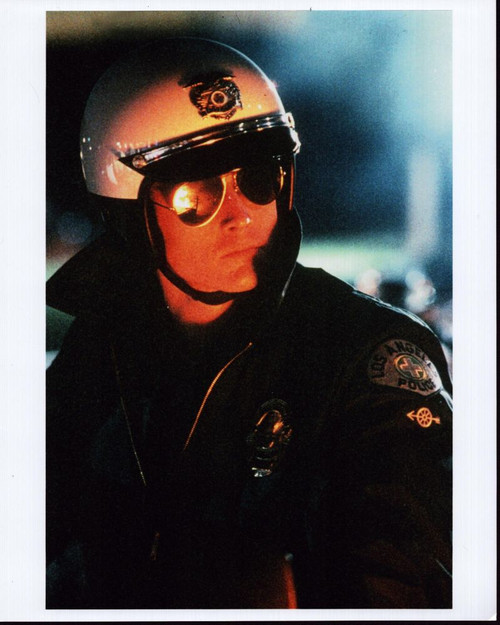 Robert Patrick In Police Uniform And Helmet Terminator 2: Judgment Day ...