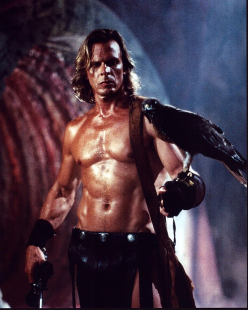 Marc Singer Holding Bird In Beastmaster Iii: The Eye Of Braxus Photo ...