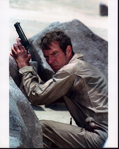 Dennis Quaid Against Rock With Gun In Flight Of The Phoenix Photo Print ...
