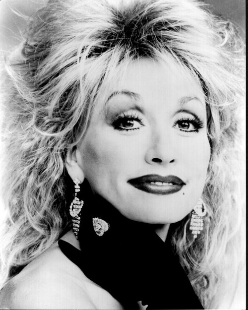 Dolly Parton Close Up Black And White Photo Print - Item # MVM58128 ...