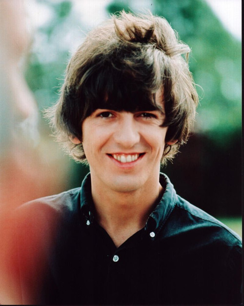 George Harrison Smiling In Black Top Photo Print - Item # MVM58107 ...