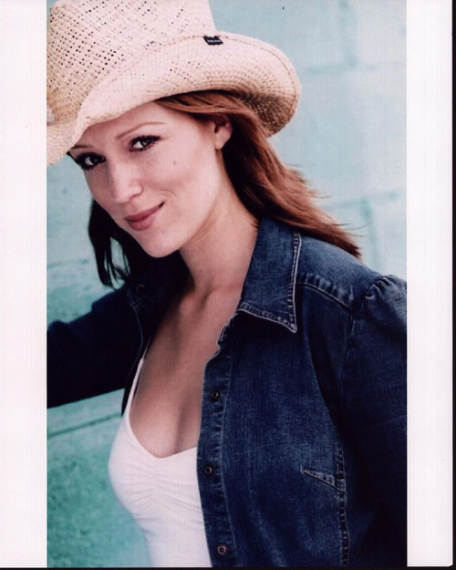 Elizabeth Weinstein Headshot In Denim Jacket And Cowboy Hat Photo Print ...