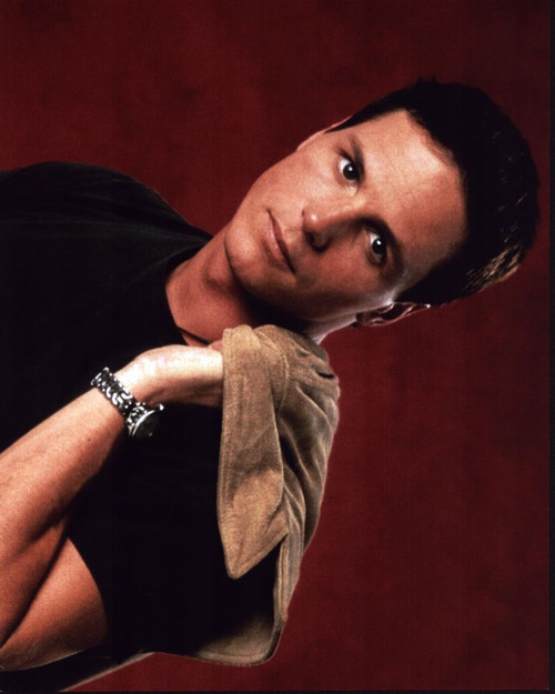 Jason Wiles In Black Top With Tan Jacket On Shoulder Photo Print - Item ...