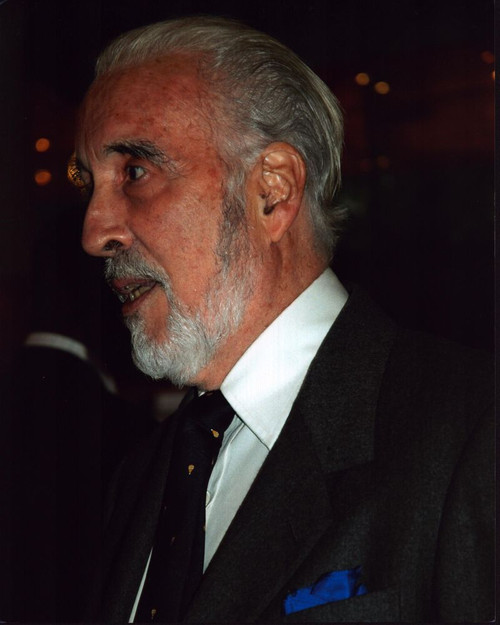 Christopher Lee In Gray Suit At Event Photo Print - Item # MVM55973 ...