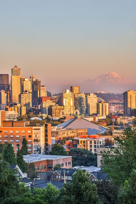 USA-Washington State-Seattle Poster Print - Hollice Looney - Posterazzi