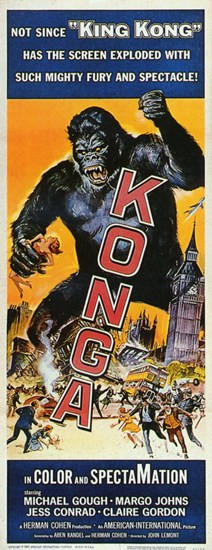 Konga Movie Poster (11 x 17) - Item # MOV251935 - Posterazzi