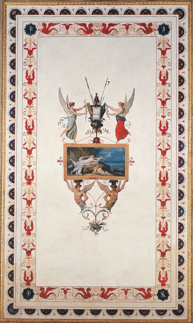Decoration Of The Gallery Of Psyche Poster Print - Item ...