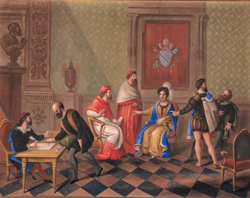 The Government During The Papal Rule In Ferrara Poster Print - Item ...