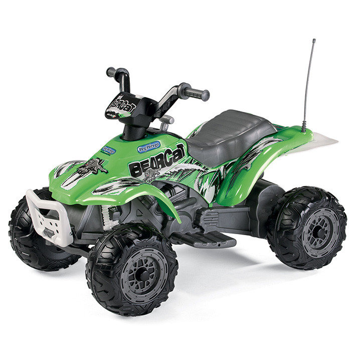 Peg Perego 6v Bearcat Off Road Style Kids Quad Bike - Italian Battery Toys