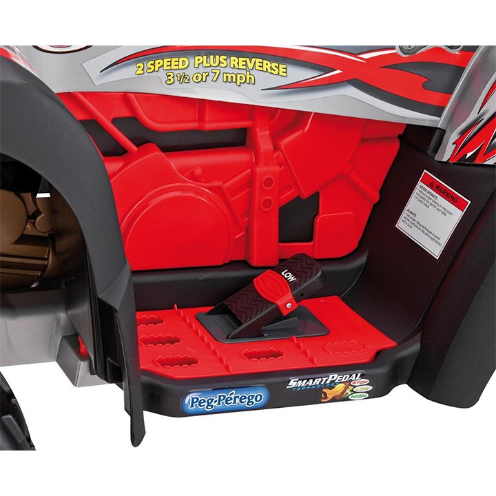 24v Twin Seat Peg Perego Polaris Sportsman Battery Powered Quad Bike ...