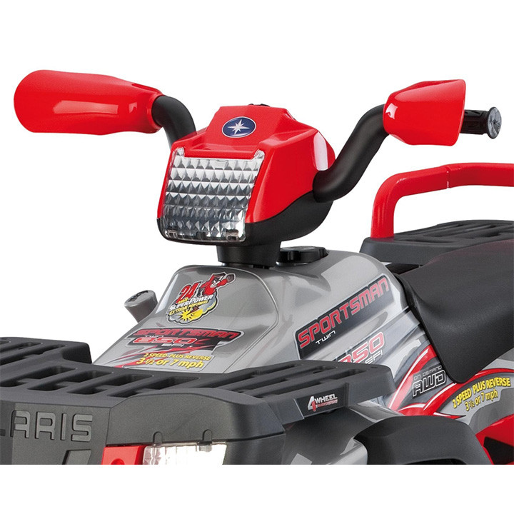 24v Twin Seat Peg Perego Polaris Sportsman Battery Powered Quad Bike ...