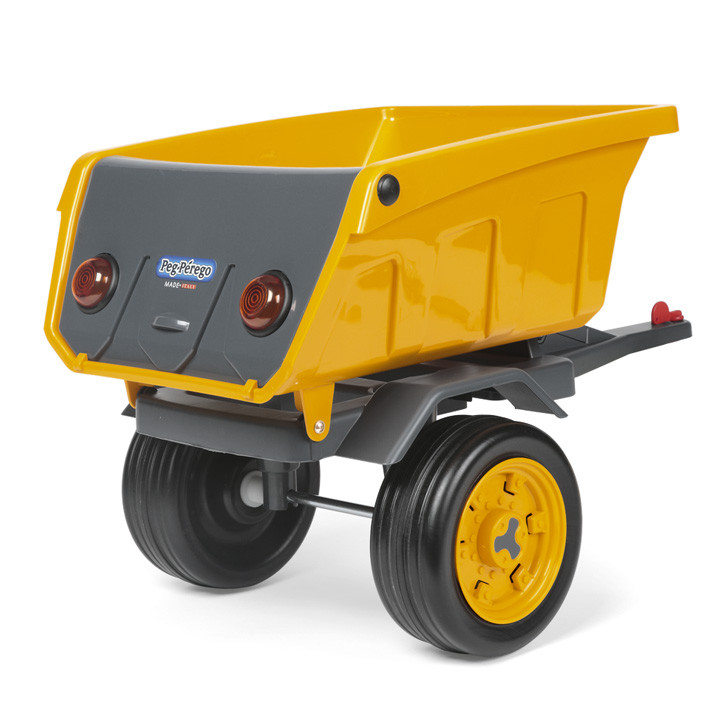 Peg Perego John Deere Construction Trailer - Italian Battery Toys