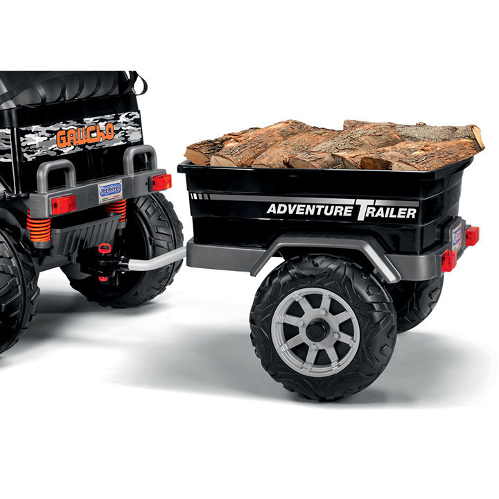 Children's 2 Seater Superpower Gaucho Peg Perego & Trailer Set ...