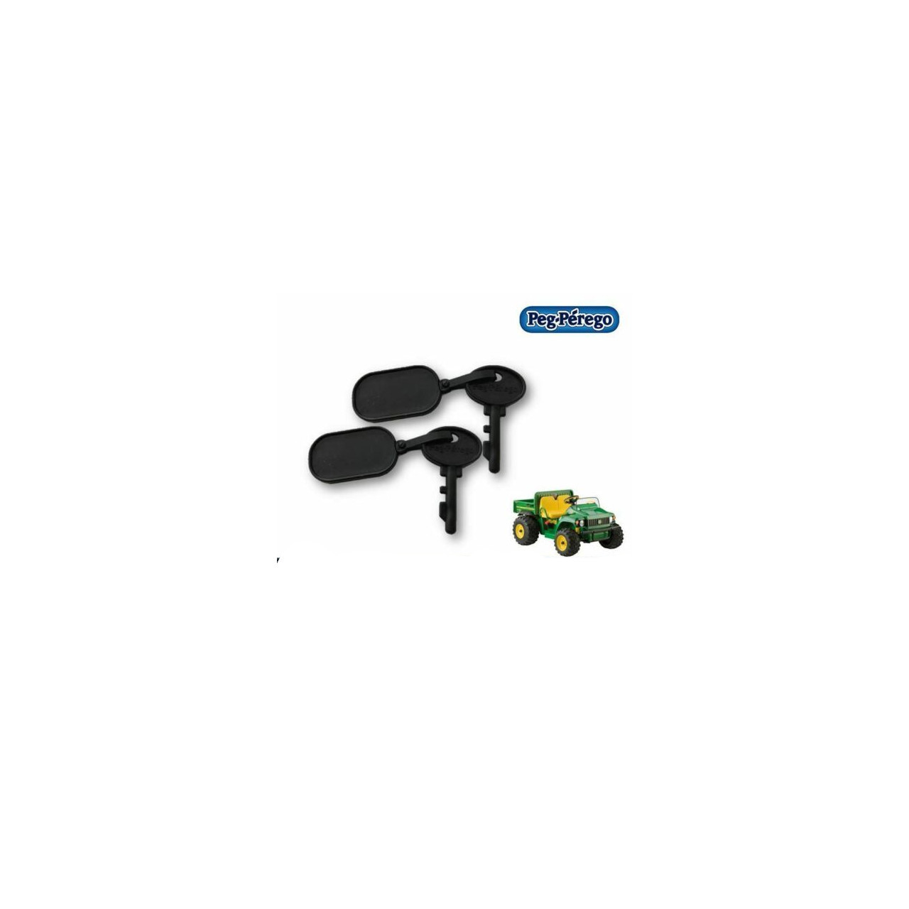 2 x Spare Keys for Kids Ride on John Deere Gator by Peg Perego ...