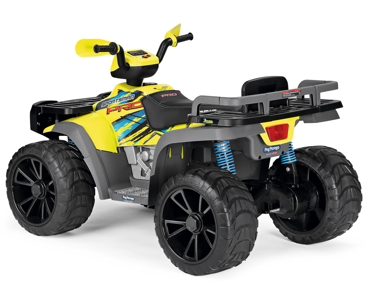 24V Kids Peg Perego Polaris Sportsman Pro Citrus Quad - IGOD0603