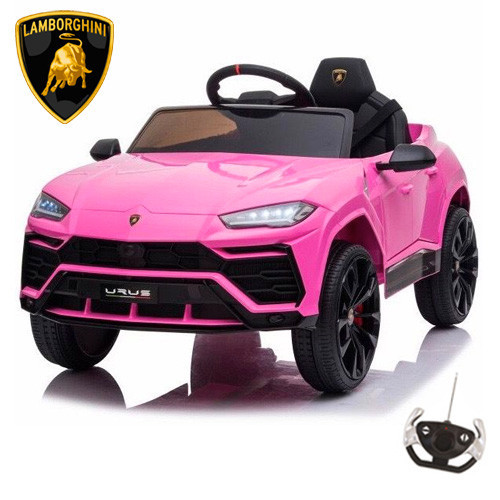 Girls Amazing Pink Lamborghini Urus 12V Motorized Ride in Car - Italian ...