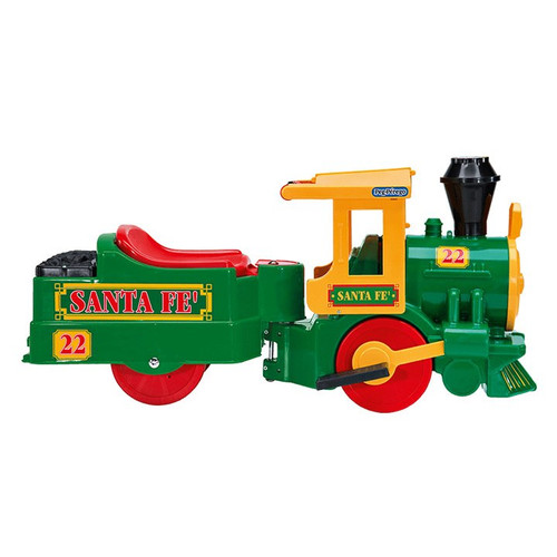 Santa Fe Peg Perego 6v Sit On Train + Extra Figure 8 Track Set ...
