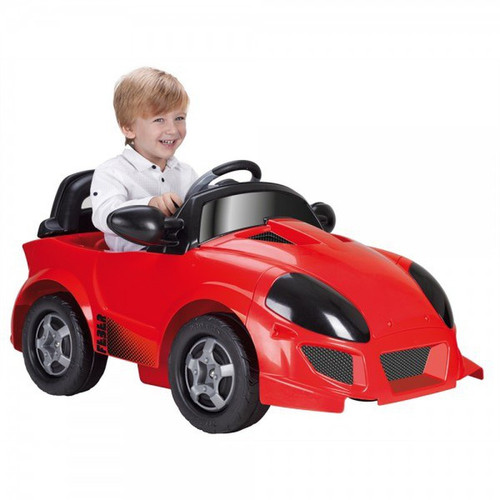 Feber Licensed Official 6v Red Ferrari Kids Sit-In Car - Italian ...