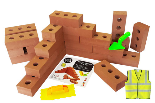 Kids Pretend Roll Play Brick Builders Ultimate Bundle Kit