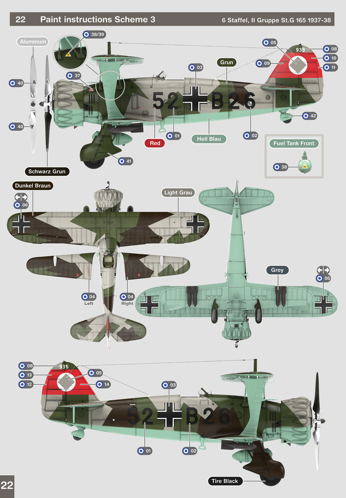Henschel HS 123 A1 1/48 - GasPatch Models