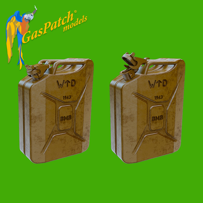 Elite accessories - 1/35 Scale - British Jerry Cans 1/35 - GasPatch Models