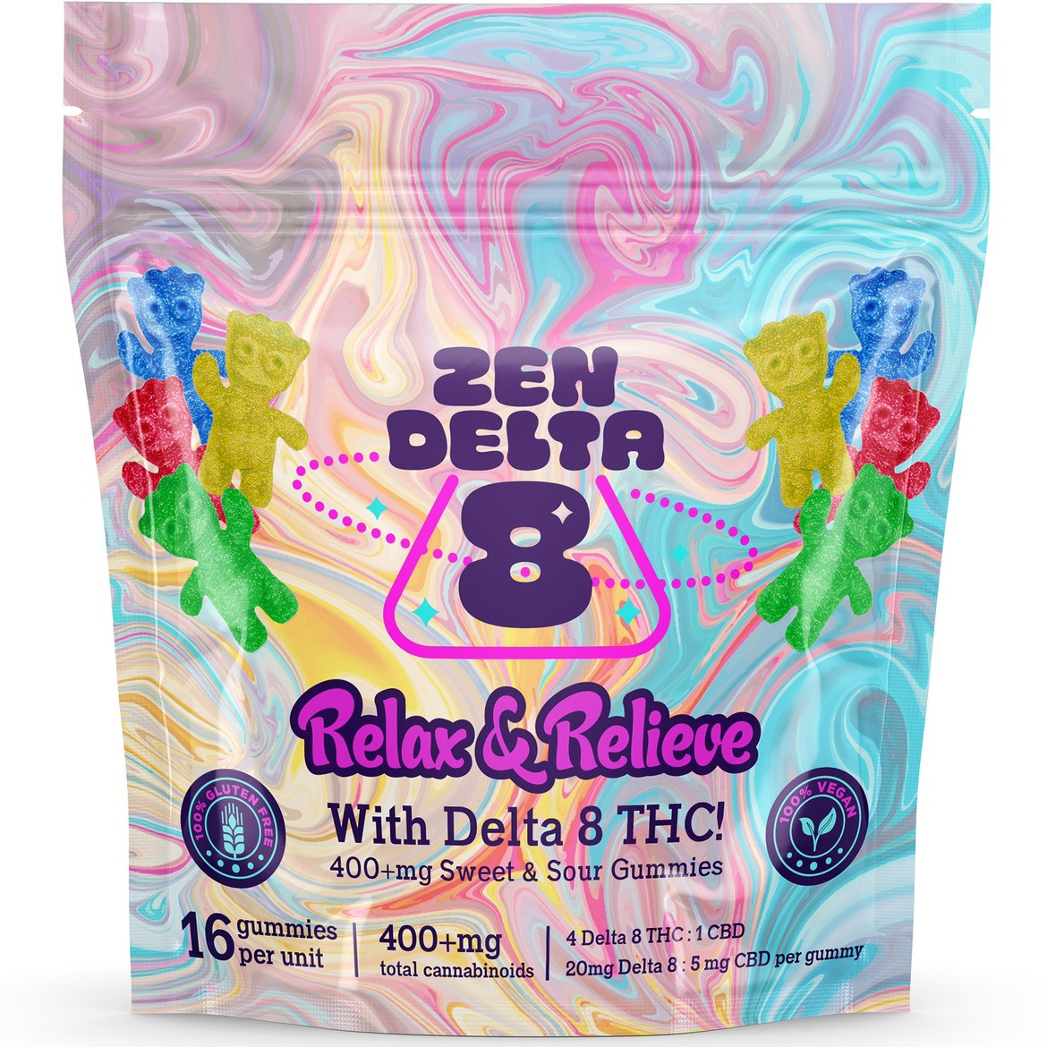 Zen Delta 8 THC Gummy Bears