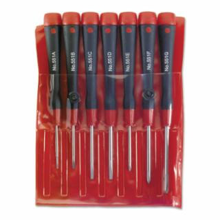 Precision Screwdriver Sets, Slotted; Phillips - Strobels Supply
