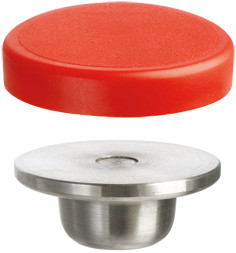 Clamp, service part, replacement swivel pad, 4 pc - MMS | Bessey Tools